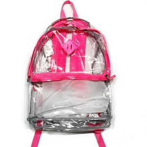 Eastsport | Bags | Clear Pink Backpack | Poshmark